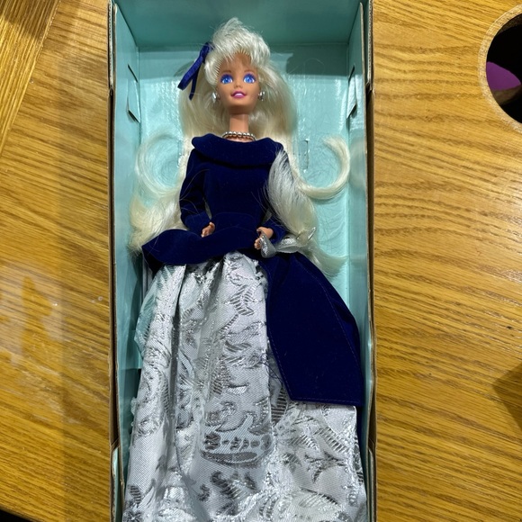 Barbie | Other | Winter Velvet Barbie Doll Avon Exclusive First In ...